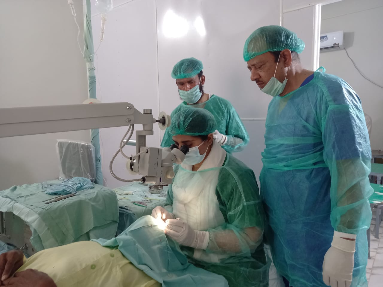 Free Eye Camp at Agha Behjat Medical Centre, Makli, Thatta