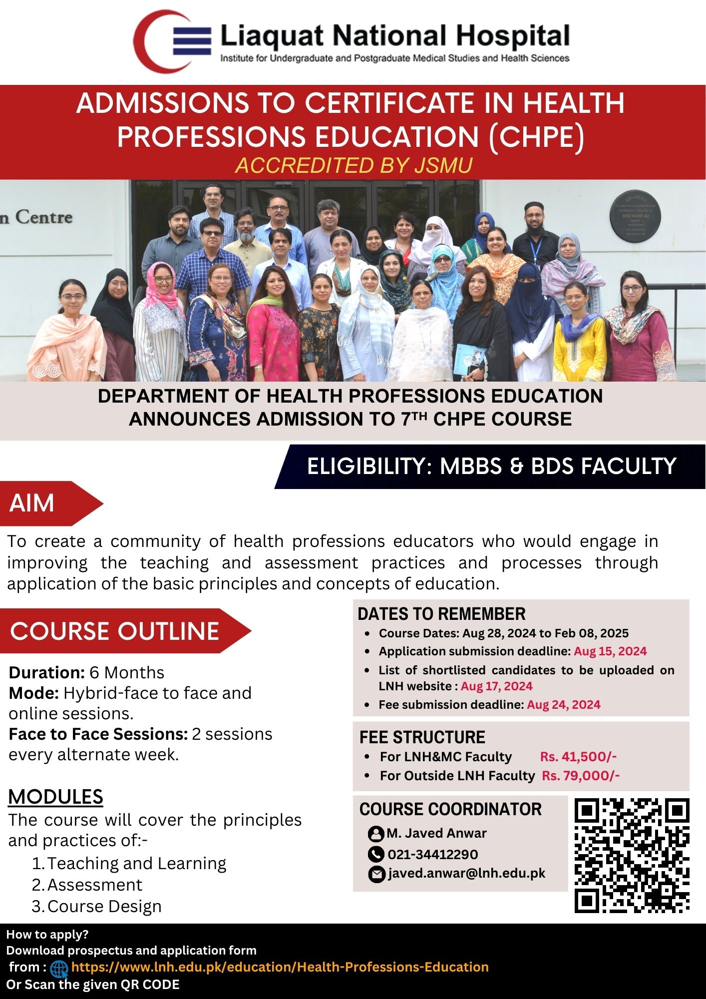 Certificate in Health Professions Education (CHPE Batch 7) | Aug 28 ...