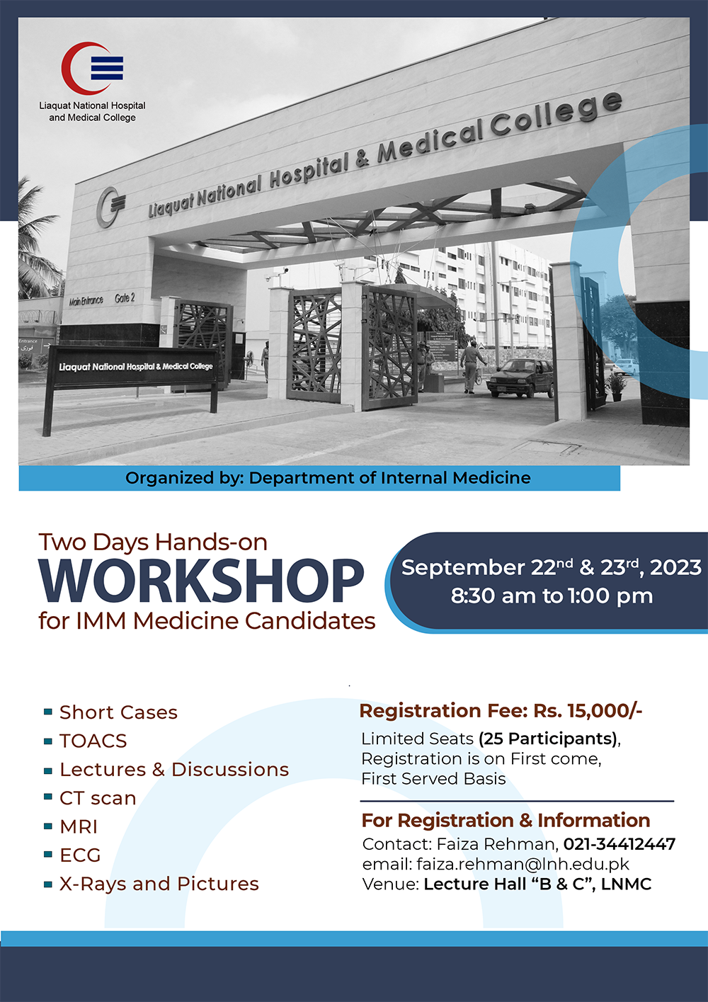 A Two-day Hands-on Workshop for IMM Medicine Candidates