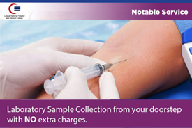 Laboratory Sample Collection from your Doorstep