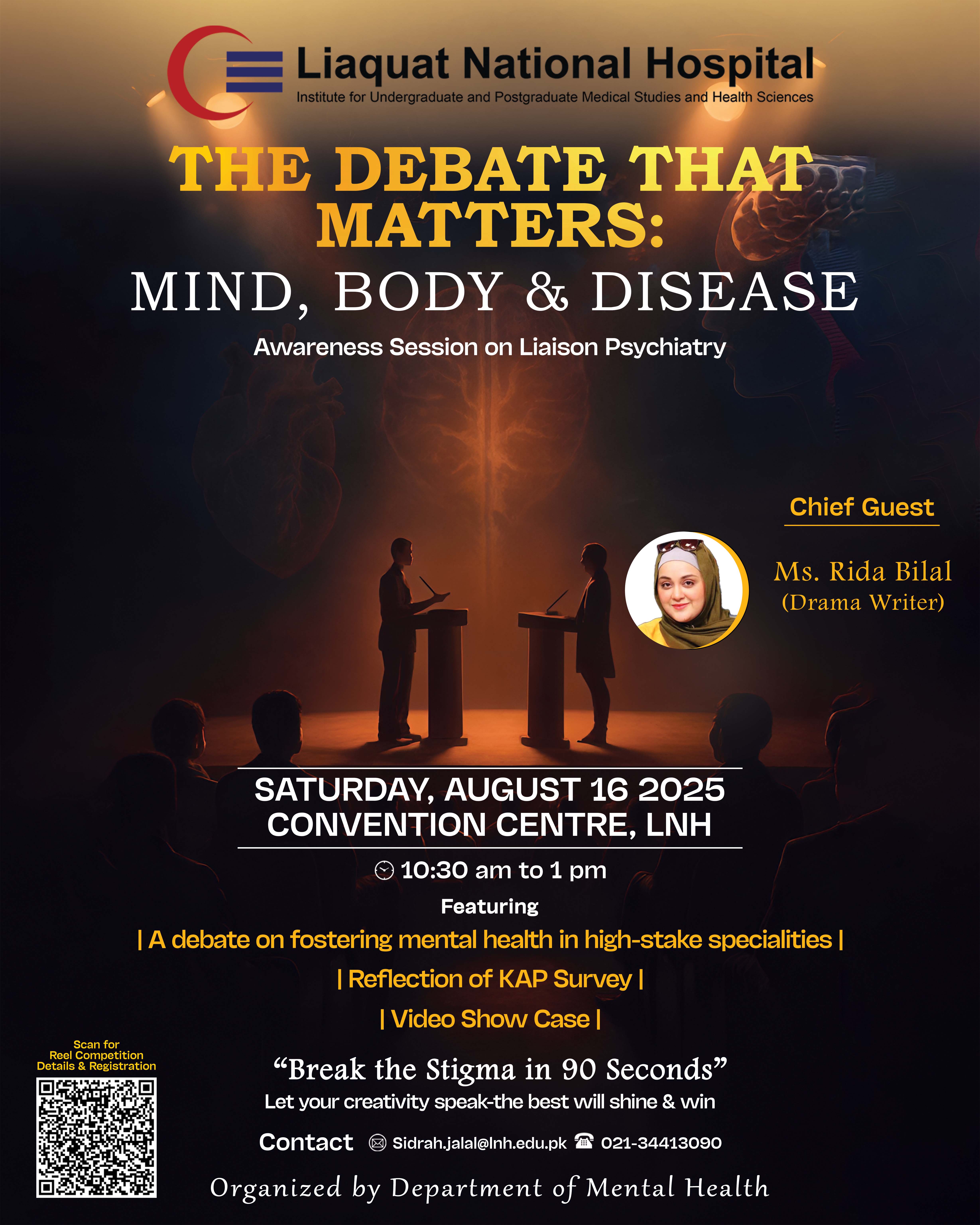 The Debate that Matters: Mind, Body & Disease | Awareness session on ...